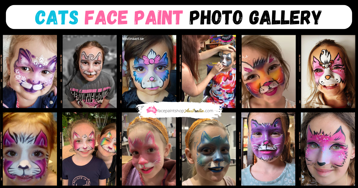 Cats Face Paint Ideas to Inspire - Face Paint Shop Australia