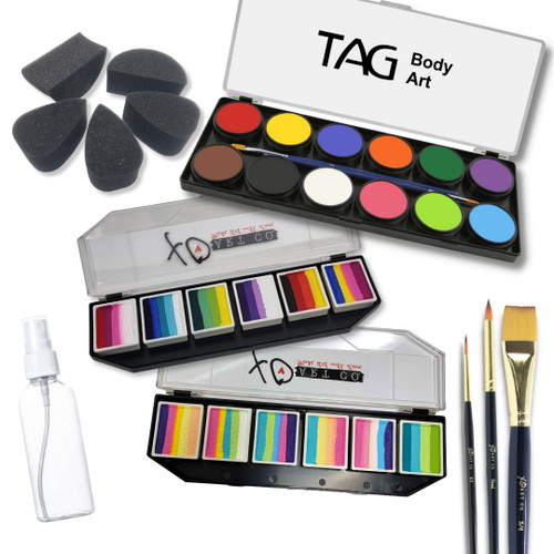 TAG + XO HOME Face Paint Kit with BONUS Online Course | Bundle Set ...
