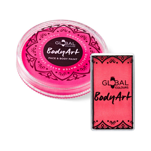 Global Colours NEON UV PINK BodyArt FX Cake Paint - Face Paint Shop ...