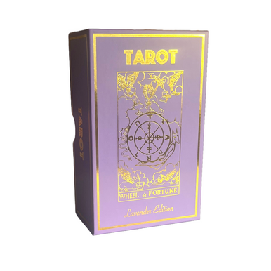 Lavender Tarot & Guide | Classic Tarot Design and Gold Foil