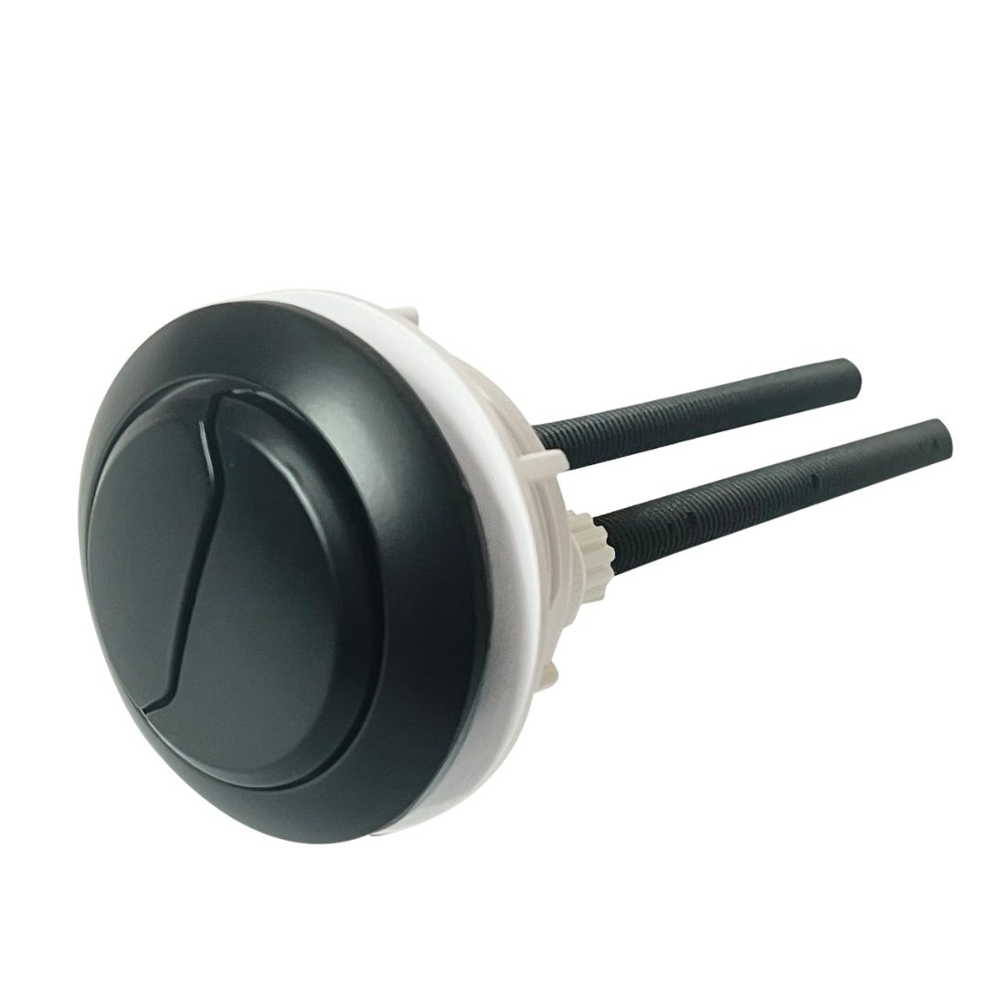 Matte Black Toilet Dual Flush Button - Bathroom Accessories | PEARL CANADA