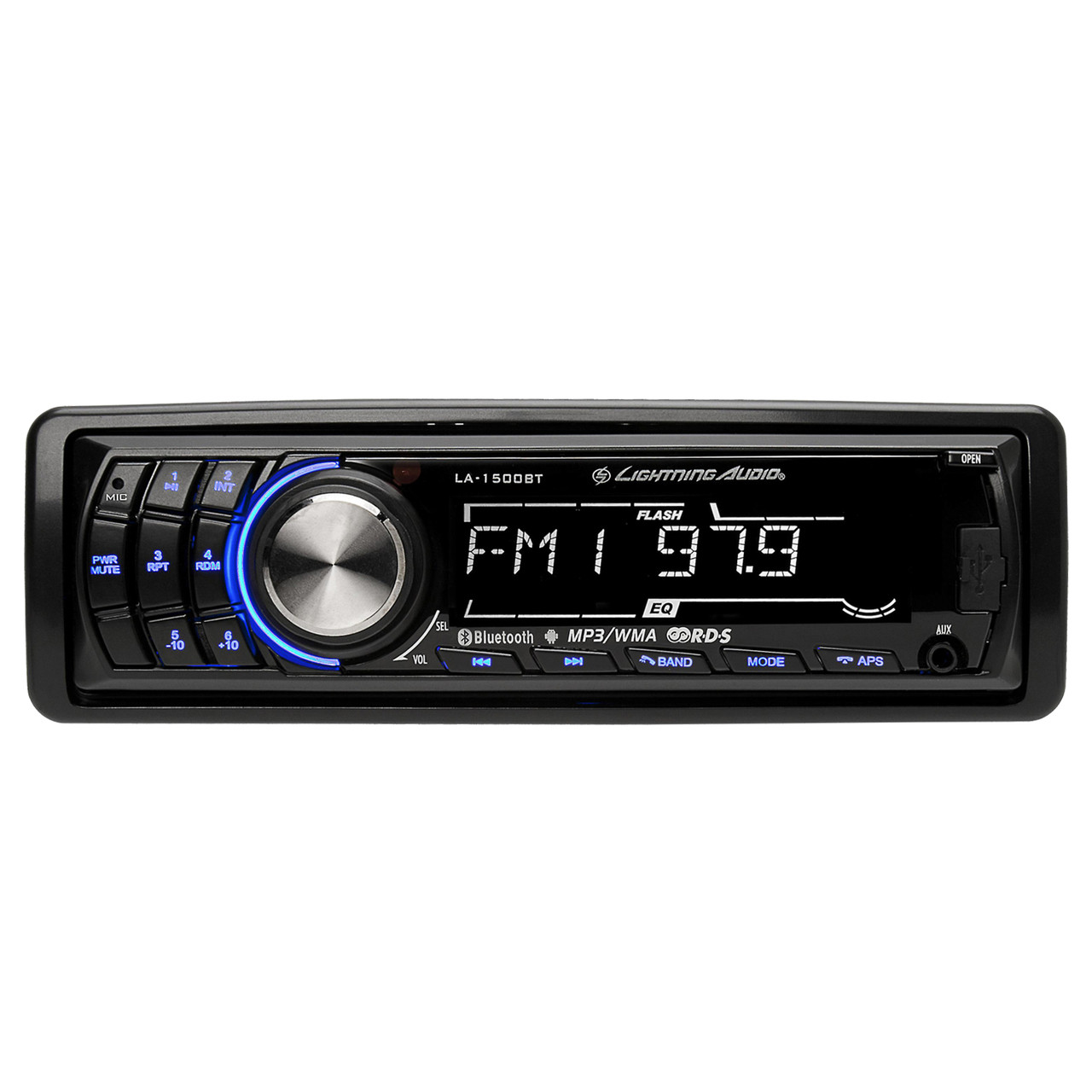 Lightning Audio by Rockford Fosgate LA1500BT MP3 Bluetooth Stereo ...