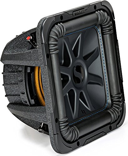 Kicker L7S Solo-Baric 10 Inch 1200 Watt 4 Ohm DVC Square Subwoofer ...
