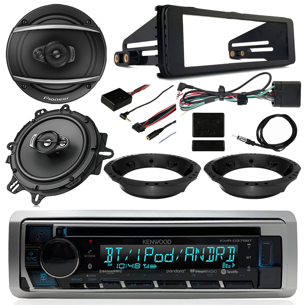 Harley Davidson FLHT FLHTC FLHTCU Touring Package - Kenwood CD Player ...