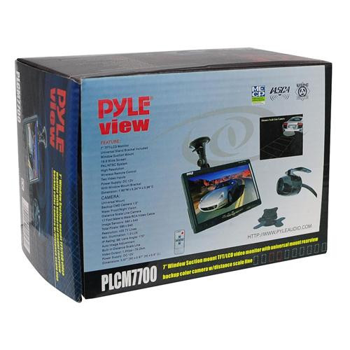 Pyle PLCM7700 7'' Window Mount TFT/LCD Video Monitor with Universal ...