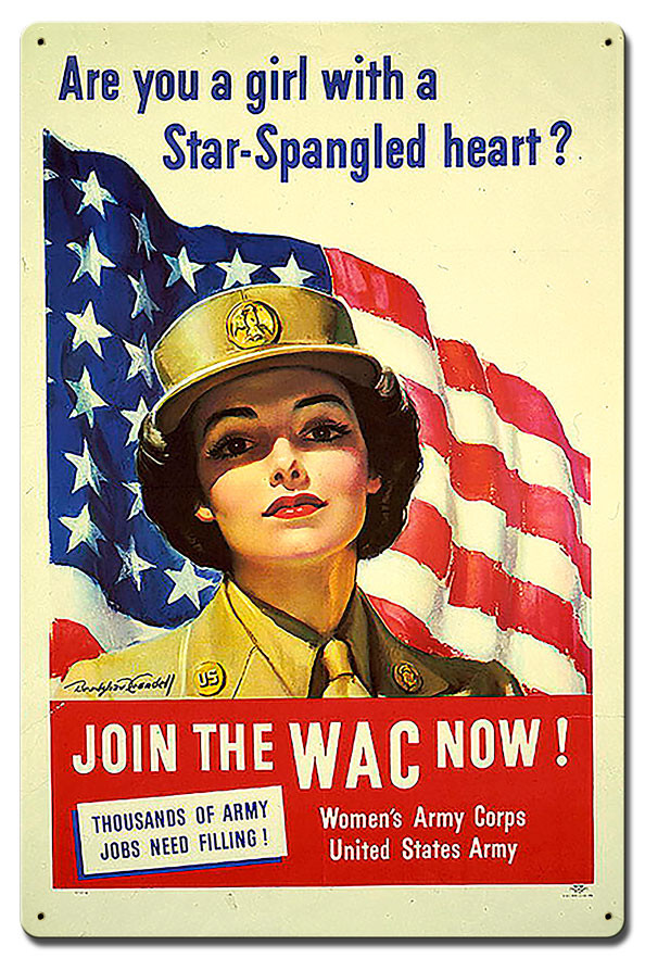 Are You Girl Star Spangled Metal Sign 24 x 16 Inches