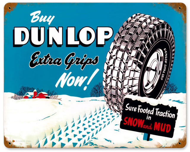 Extra Grip Automotive Metal Sign 15 x 12 Inches