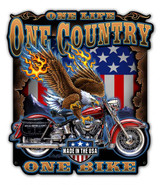 30x34 One Life, One Country: An Epic Metal Statement