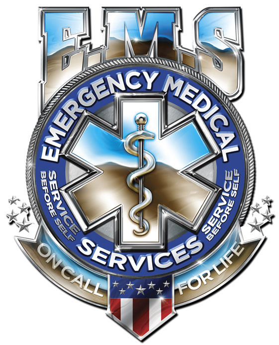 Ems On Call Metal Sign 15 x 18 Inches
