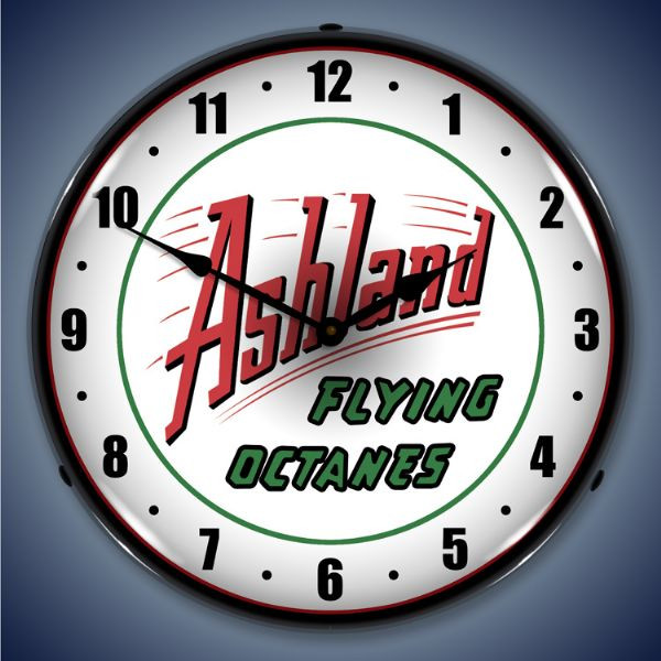 Ashland Gas LED Lighted Wall Clock 14 x 14 Inches
