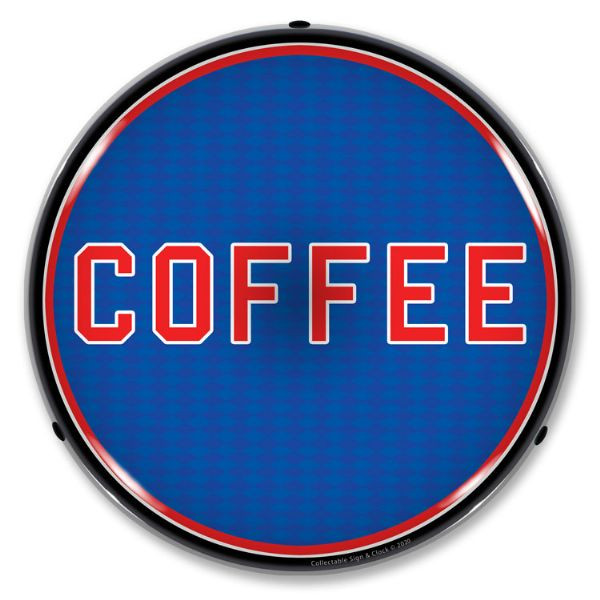 Coffee LED Lighted Business Sign 14 x 14 Inches