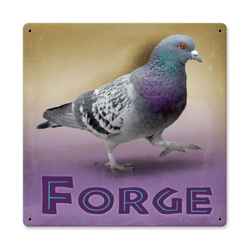 Vintage Pigeon Forge Metal Sign 12 x 12 Inches
