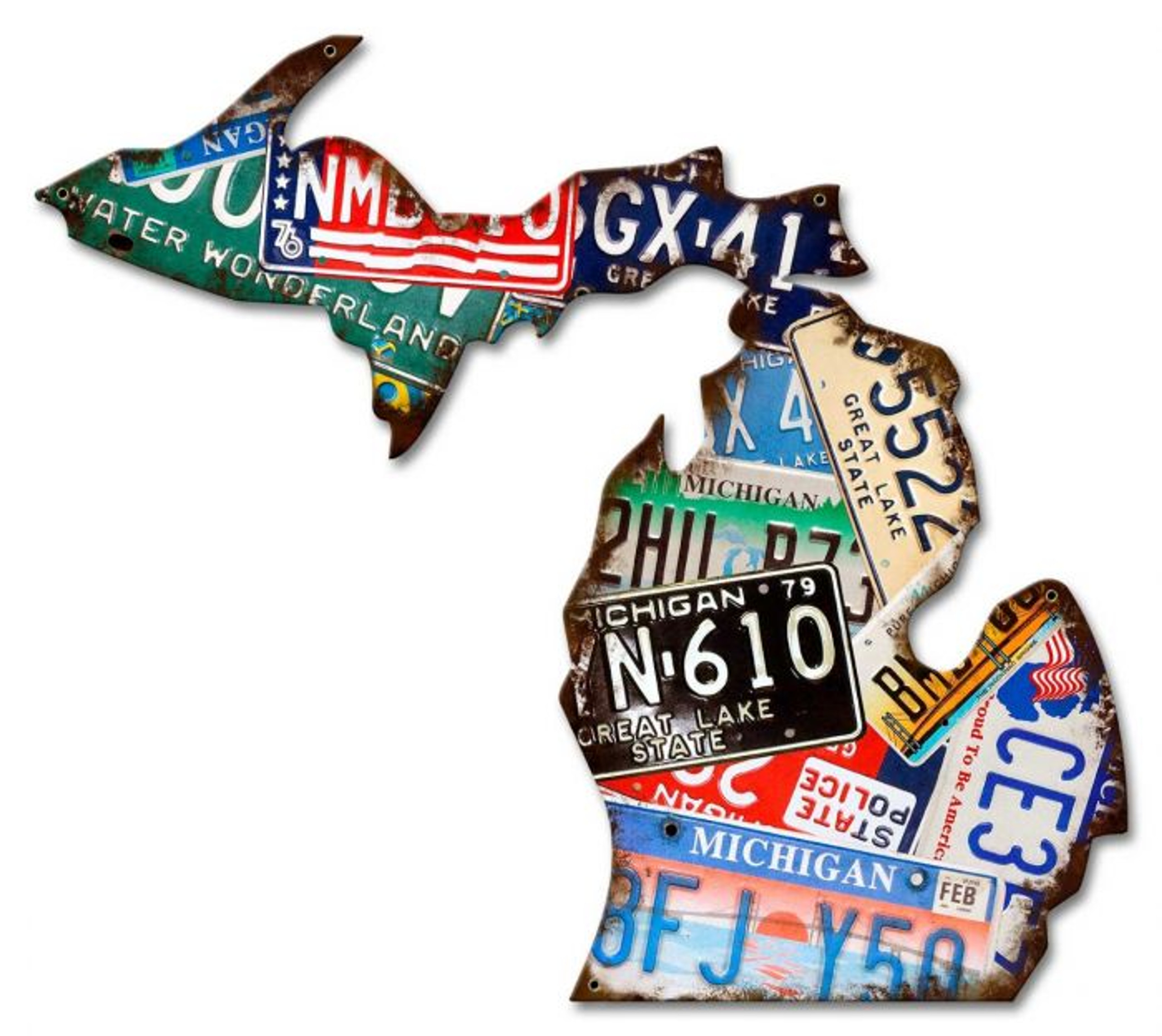 Michigan License Plates Metal Sign 20 X 18 Inches michigan-license-plates-metal-sign-20-x-18-inches