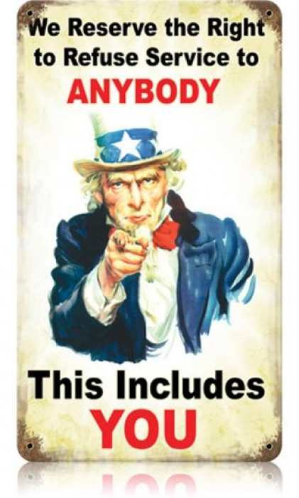 Vintage Refuse Service Metal Sign 8 x 14 Inches