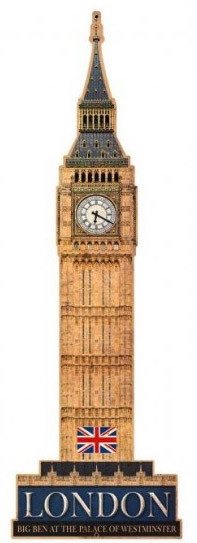 Big Ben Metal Sign 14 x 43 Inches
