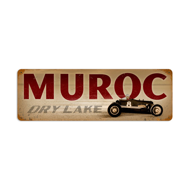 Muroc Metal Sign 24 x 8 Inches