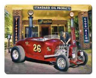 Tinkering Metal Sign 15 x 12 Inches