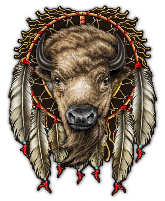 Buffalo Metal Sign 29 x 37 Inches