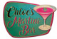 Martini Bar 3-D Metal Sign - Personalized 28 x 20 Inches