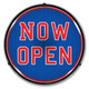 Now Open LED Lighted Business Sign 14 x 14 Inches