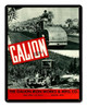 Galion Iron Works Metal Sign 12 x 15 Inches