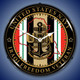 Navy Veteran Operation Iraqi Freedom LED Lighted Wall Clock 14 x 14 Inches