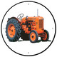 Case Tractor Model S Metal Sign 28 x 28 Inches