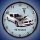 1976 Firebird TA LED Lighted Wall Clock 14 x 14 Inches