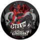 Retro Hell on Wheels Metal Sign 14 x 14 Inches