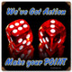Vintage Dice Make Point Metal Sign 12 x 12 Inches