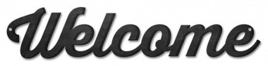 Welcome Metal Sign 28 x 6 Inches