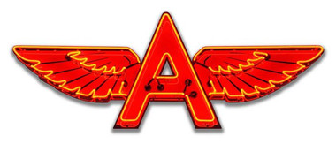Flying A Sign Metal Sign 30 x 12 Inches