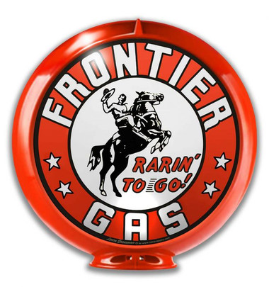 Frontier Gas Globe Metal Sign 16 x 16 Inches