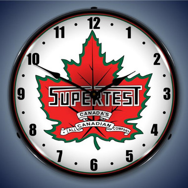 Super Test LED Lighted Wall Clock 14 x 14 Inches
