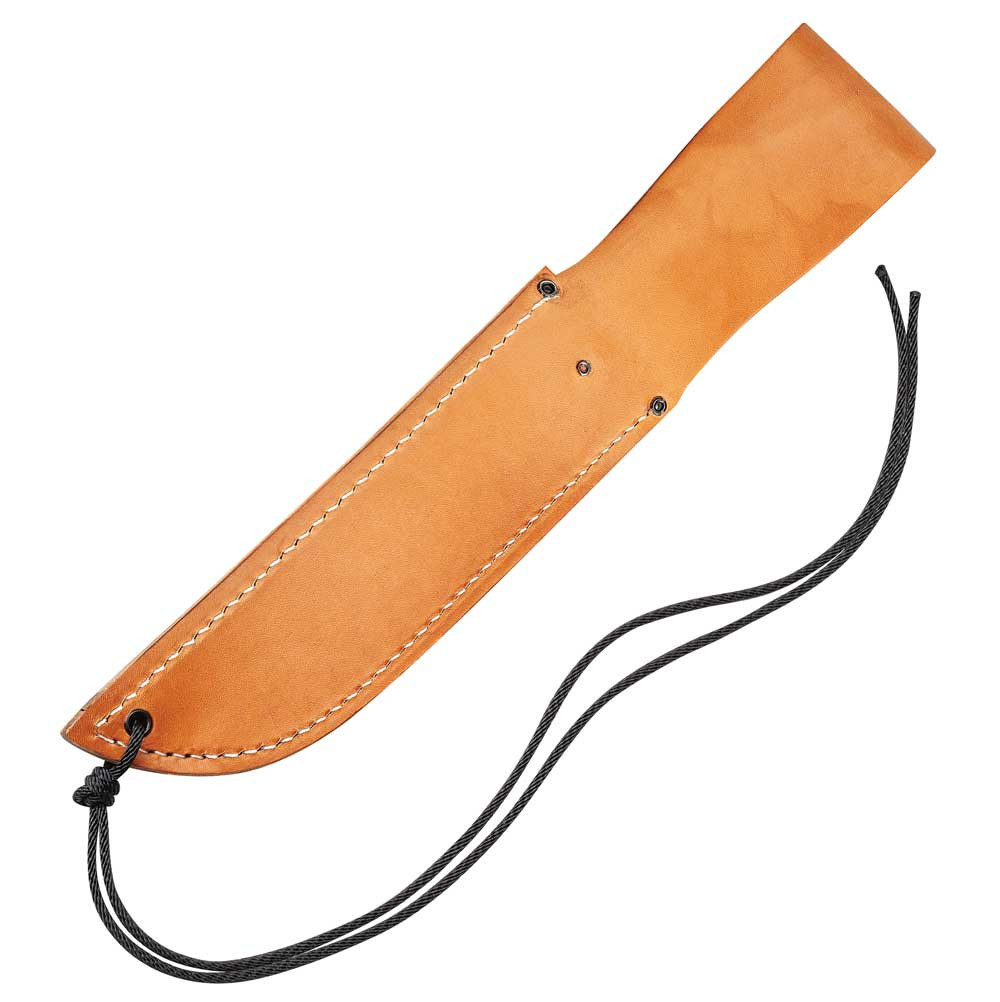 Case 334 USMC Knife, Grooved Leather Handle (USMC)