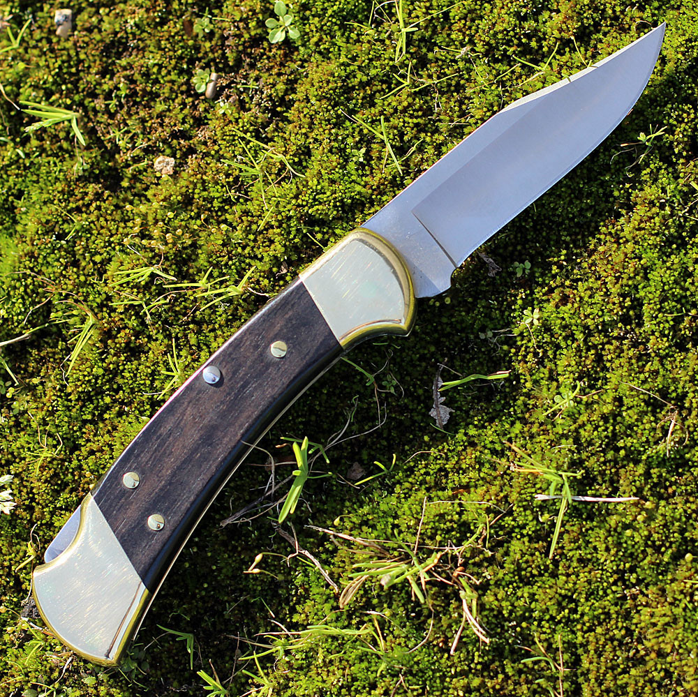 Buck 112 Ranger | Ebony Hardwood w/Blk Leather | Knifeworks