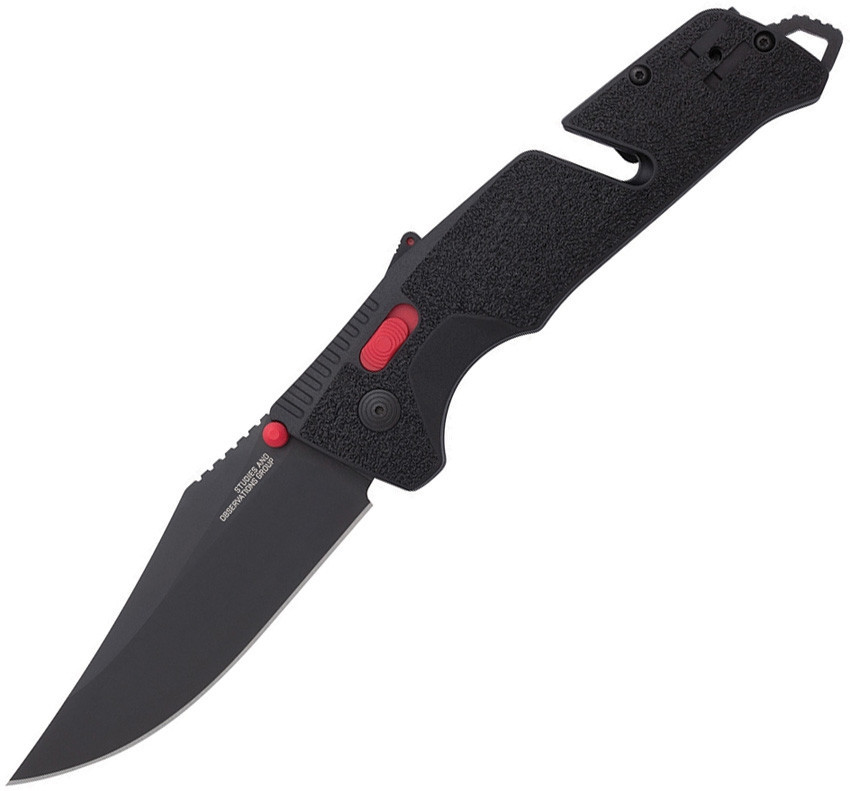 SOG TRIDENT AT- BLACK AND RED FROM KNIFEWORKS