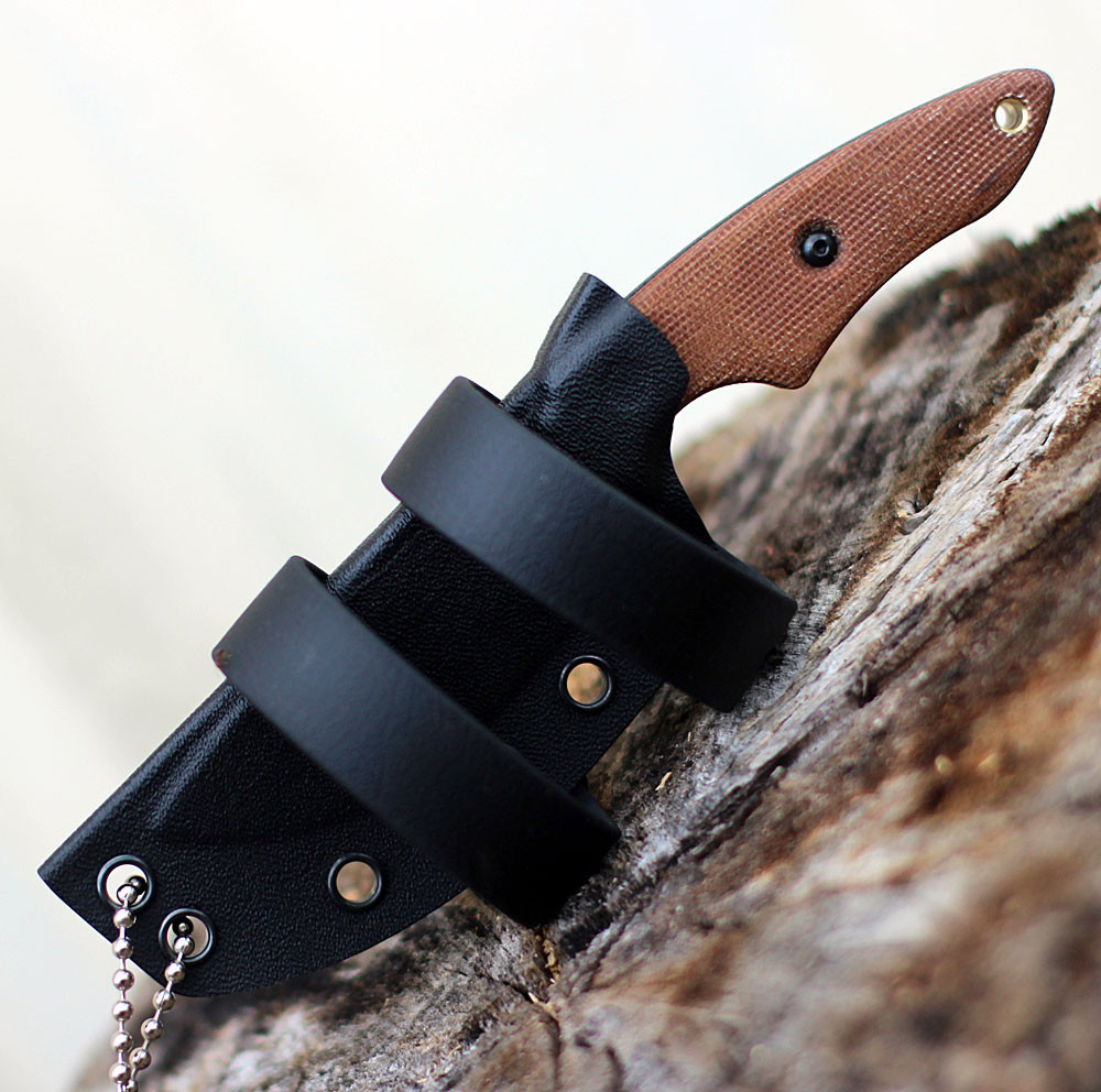 TOPS Knives 3 Pointer Tan Canvas 3PR-02, 3.13" 1095 Carbon Steel Black ...