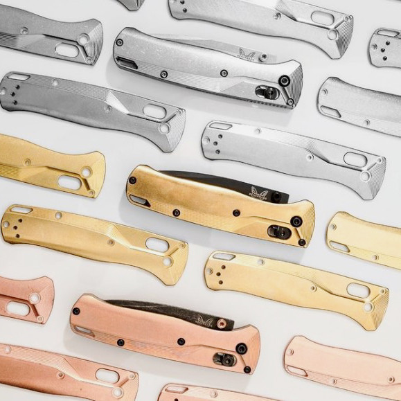 Flytanium Copper Crossfade Scales | Benchmade Bugout | Knifeworks