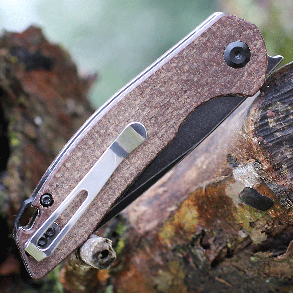 Kansept Mini Accipiter | Brown Micarta T2007A3 | Knifeworks