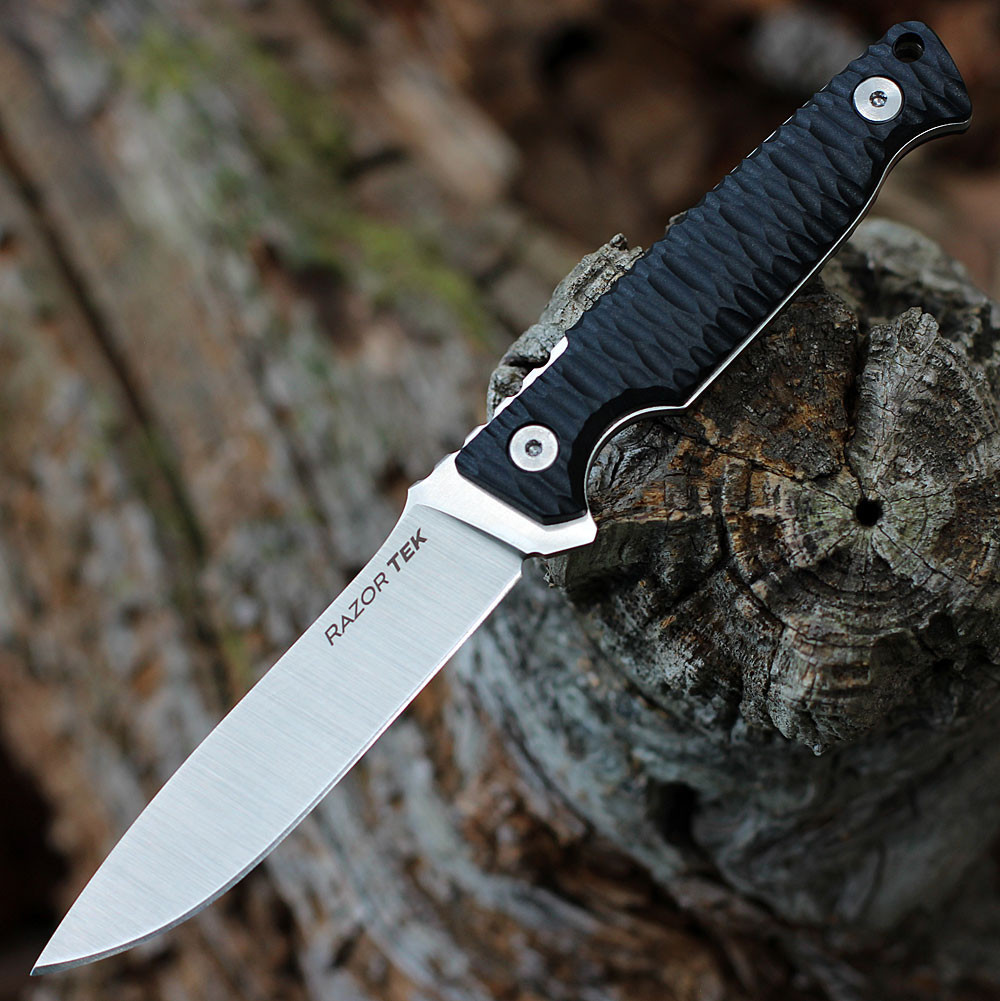 Cold Steel Razor Tek | 4" Blade 3MM Blk GFN | Knifeworks