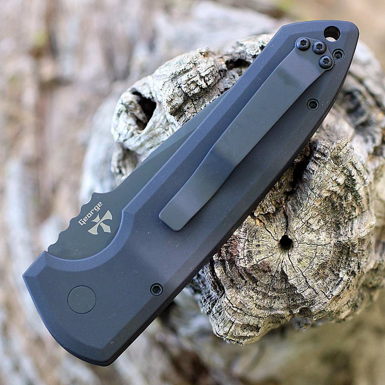 Pro Tech Les George Rockeye Automatic Lg03 D2 Knifeworks