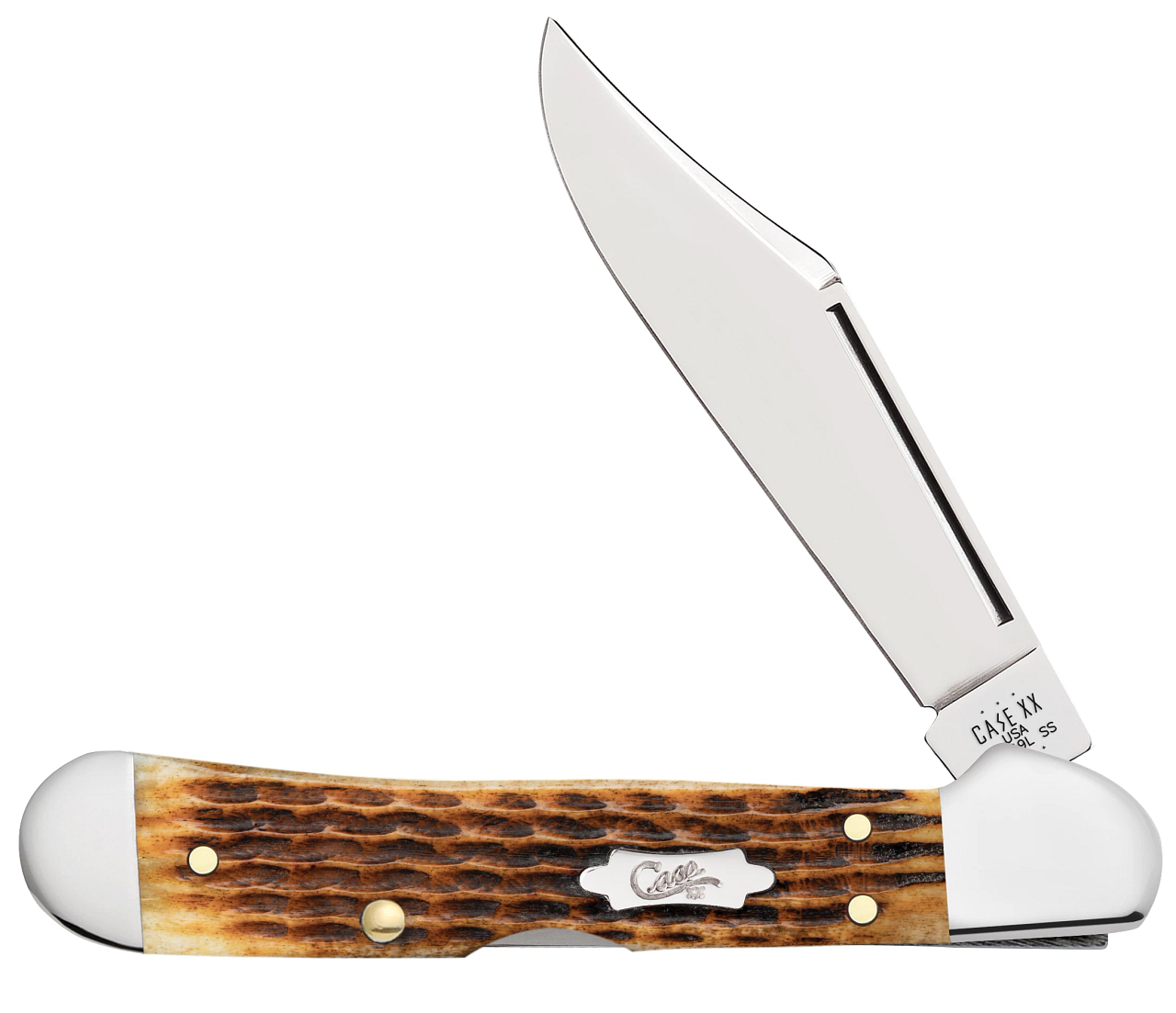 Case Mini Copperlock 52849 | Antique Bone | Knifeworks