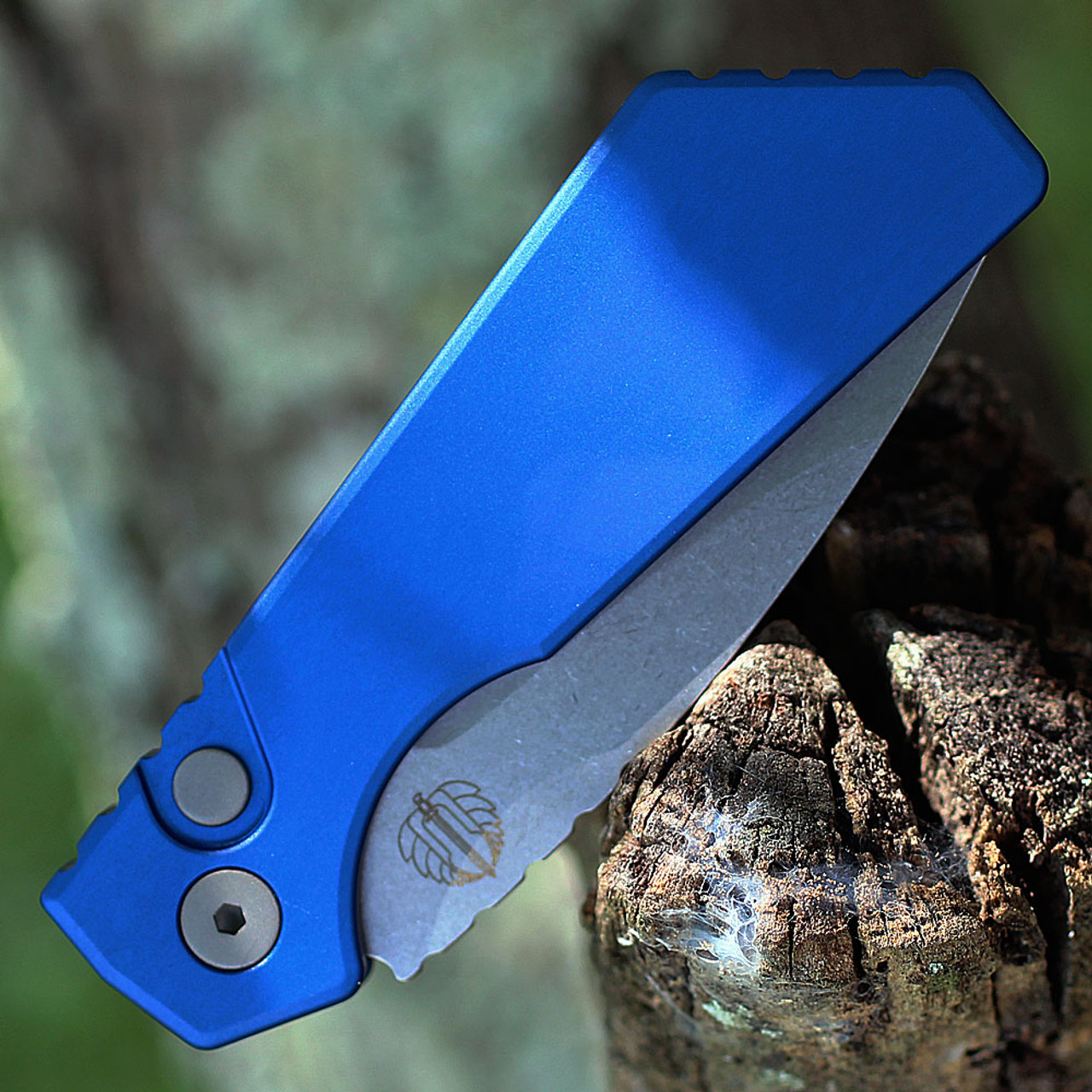 Pro Tech Strider Pt Pt201 Blue Knifeworks