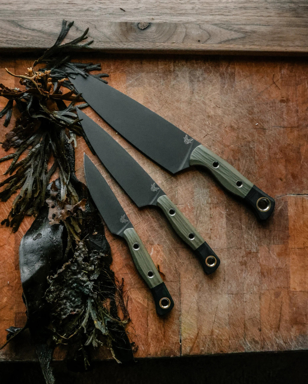 Benchmade Custom 3-Piece Set Kitchen Knives | 4000BK-01 | Knifeworks