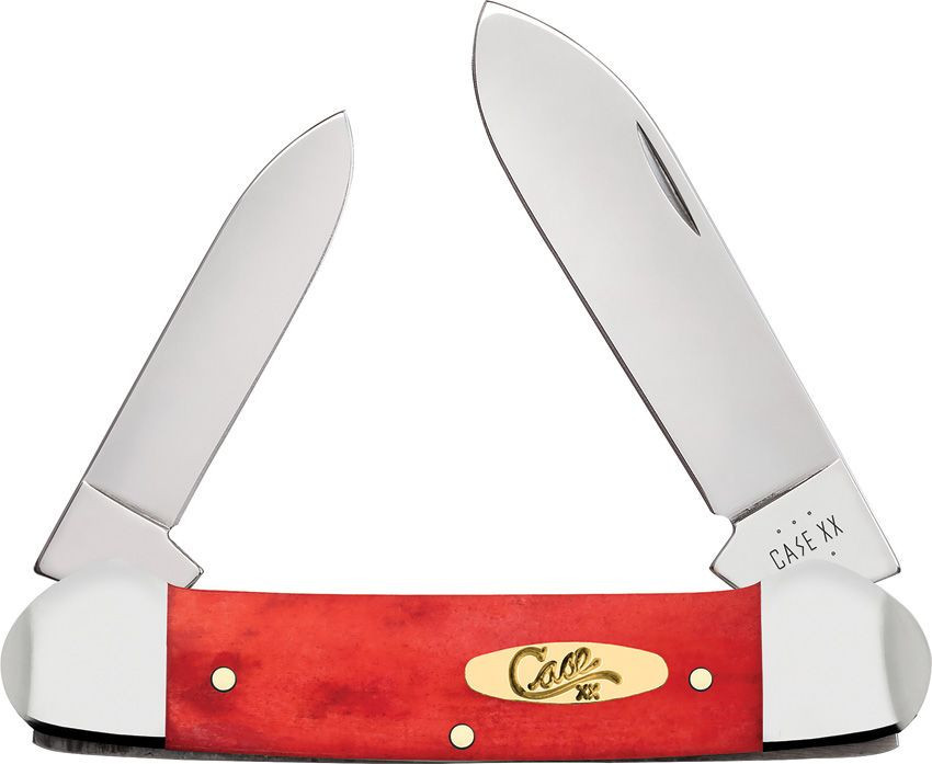 Case Canoe 10765| Dark Red Bone | Knifeworks