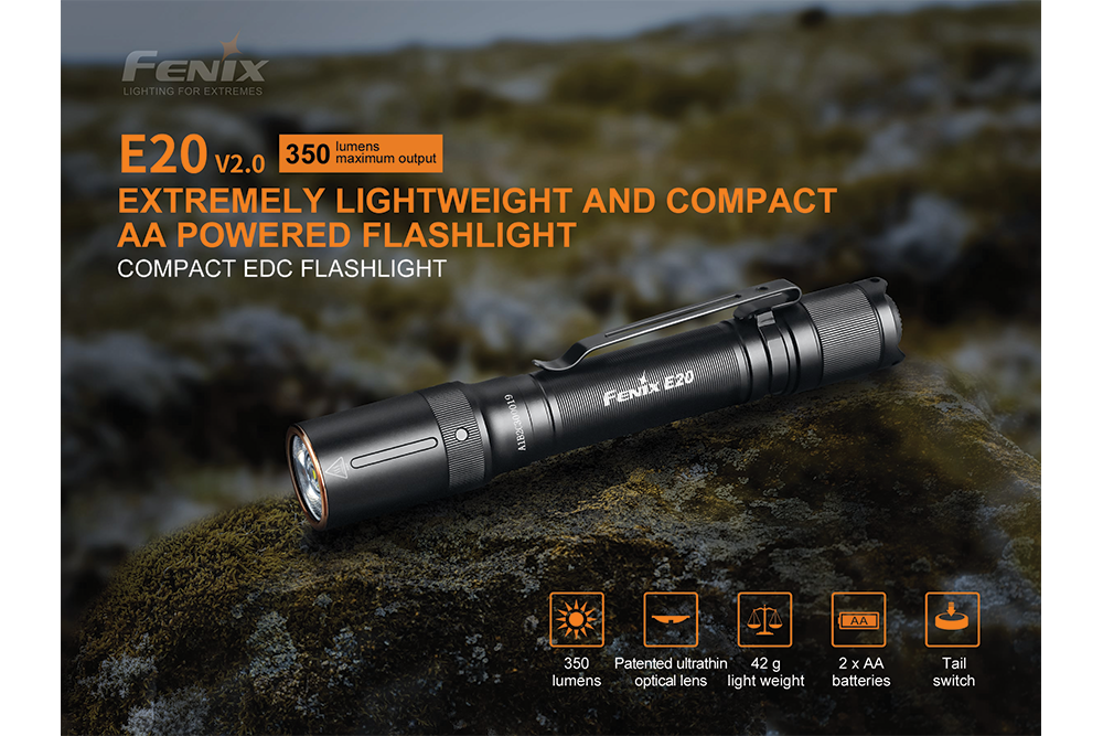 Fenix Flashlight EDC Flashlight | FXE20V2 | Knifeworks