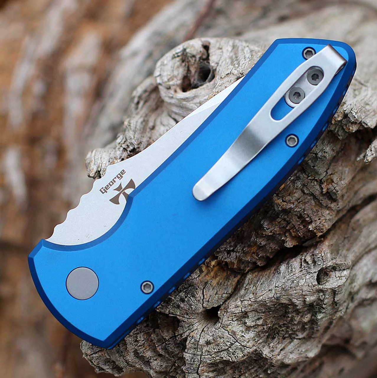 Pro Tech Sbr Automatic Lg401 Blue Knifeworks