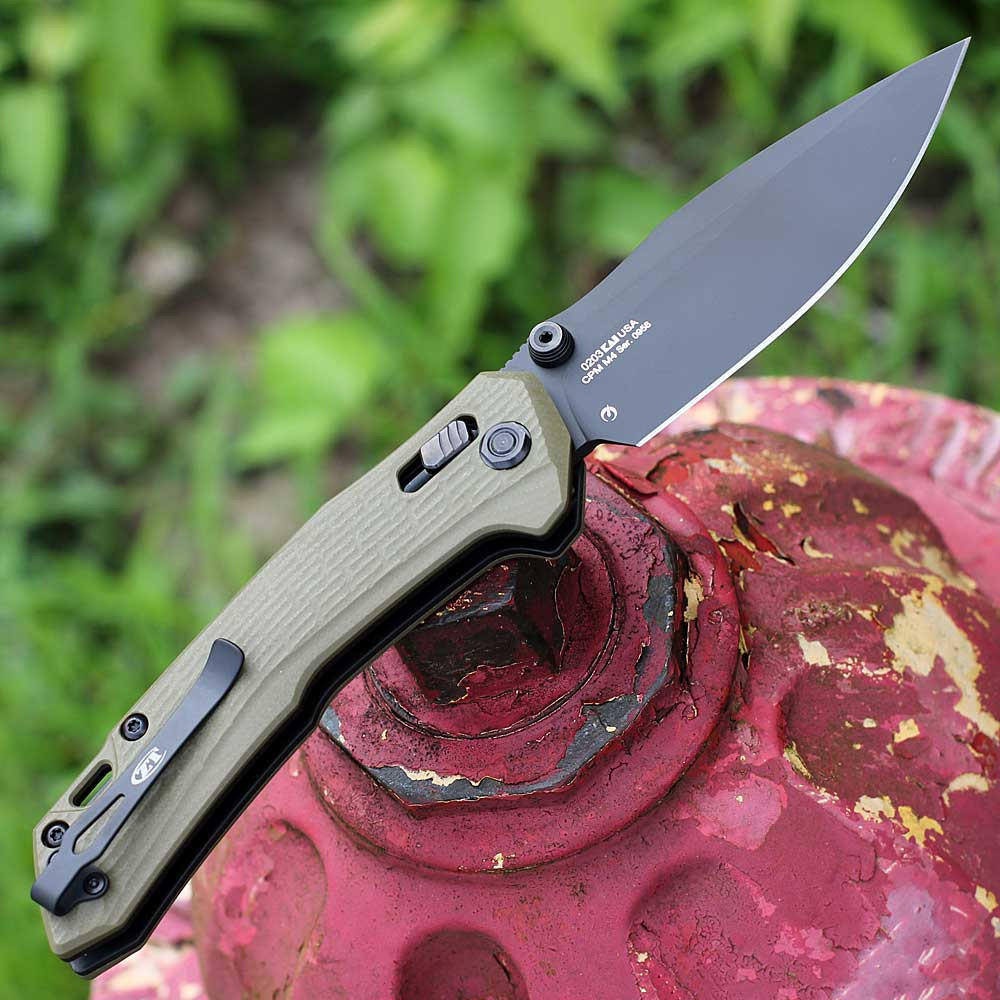 Zero Tolerance 0203 DuraLock 4" CPM M4 Black PVD, Olive G-10 | ZT0203 ...