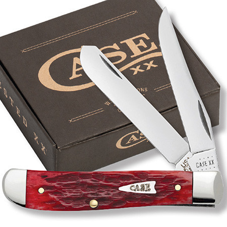 Case 013 Mini Trapper, Amber Bone Handle (6207 SS)
